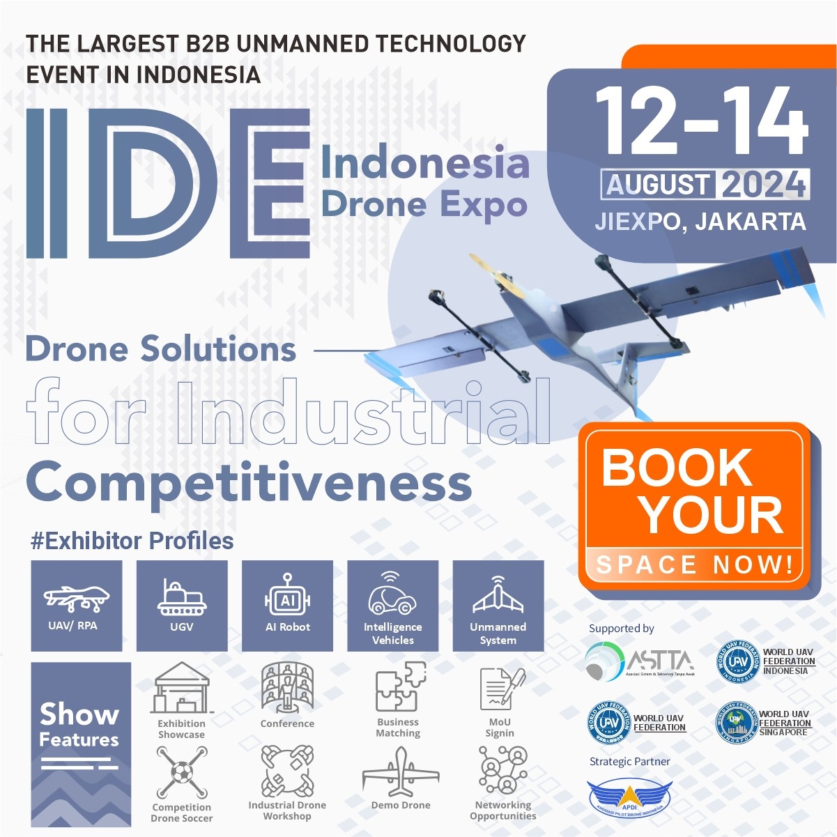 인도네시아 드론 박람회, 내달 12일 개최